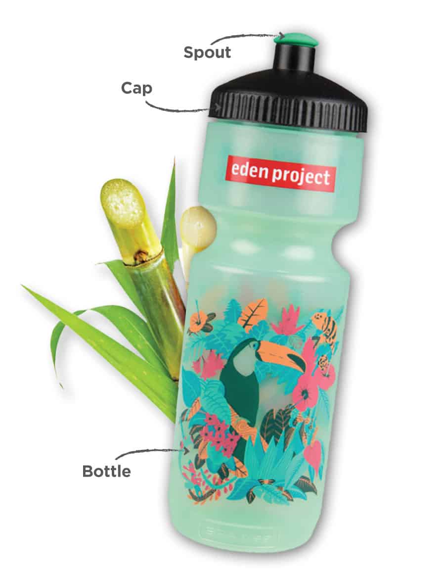 Sugar Cane Bio Bottle - Sustainable Sports Drinks Bottle